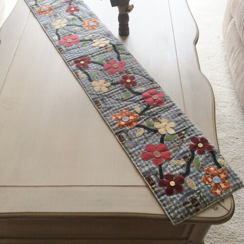 Summer Bird Wool Applique Table Runner Pattern PRI 524 - Etsy