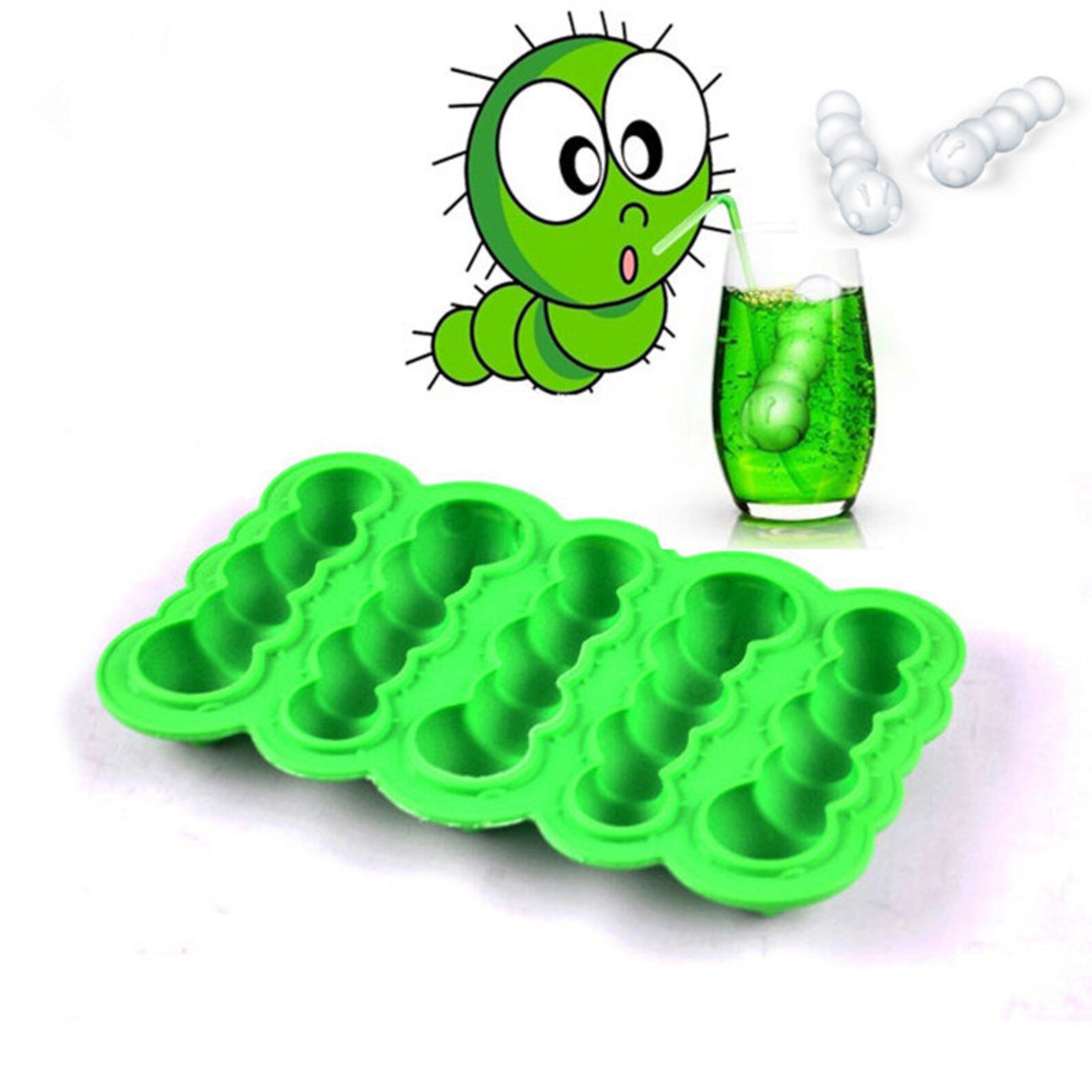 Worm Halloween TPR Silicone Elastic Rubber DIY Mold to Make | Etsy