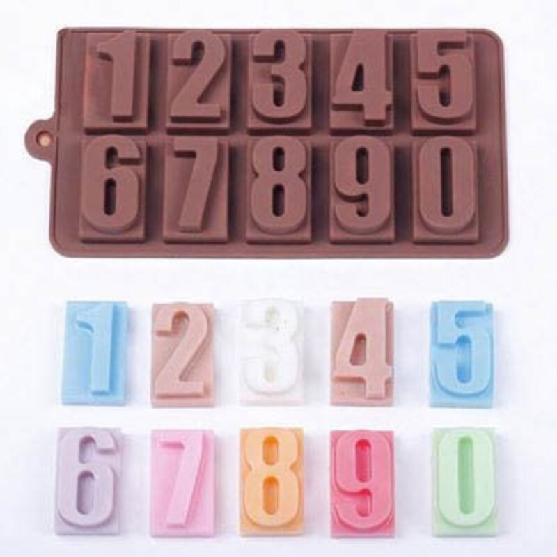 Silicone Number Moulds - Etsy