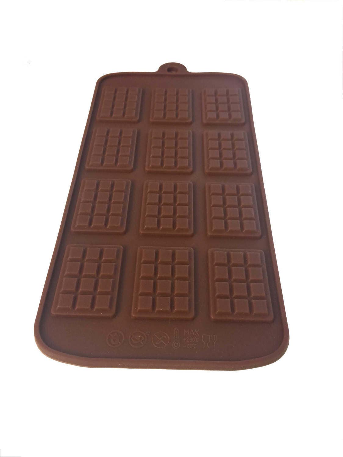 Thin Mini Rectangle Waffle Silicone DIY Fondant Mold to Make - Etsy
