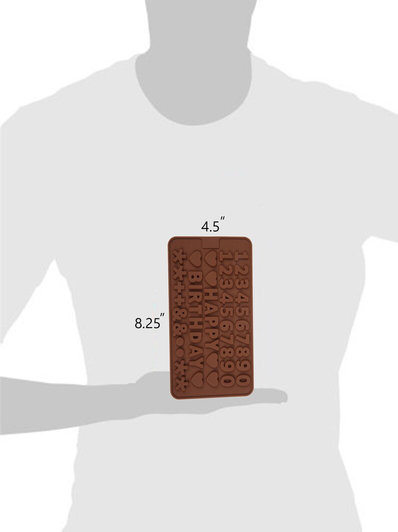 Happy Birthday & Numbers Silicone DIY Mold to make Chocolate | Etsy