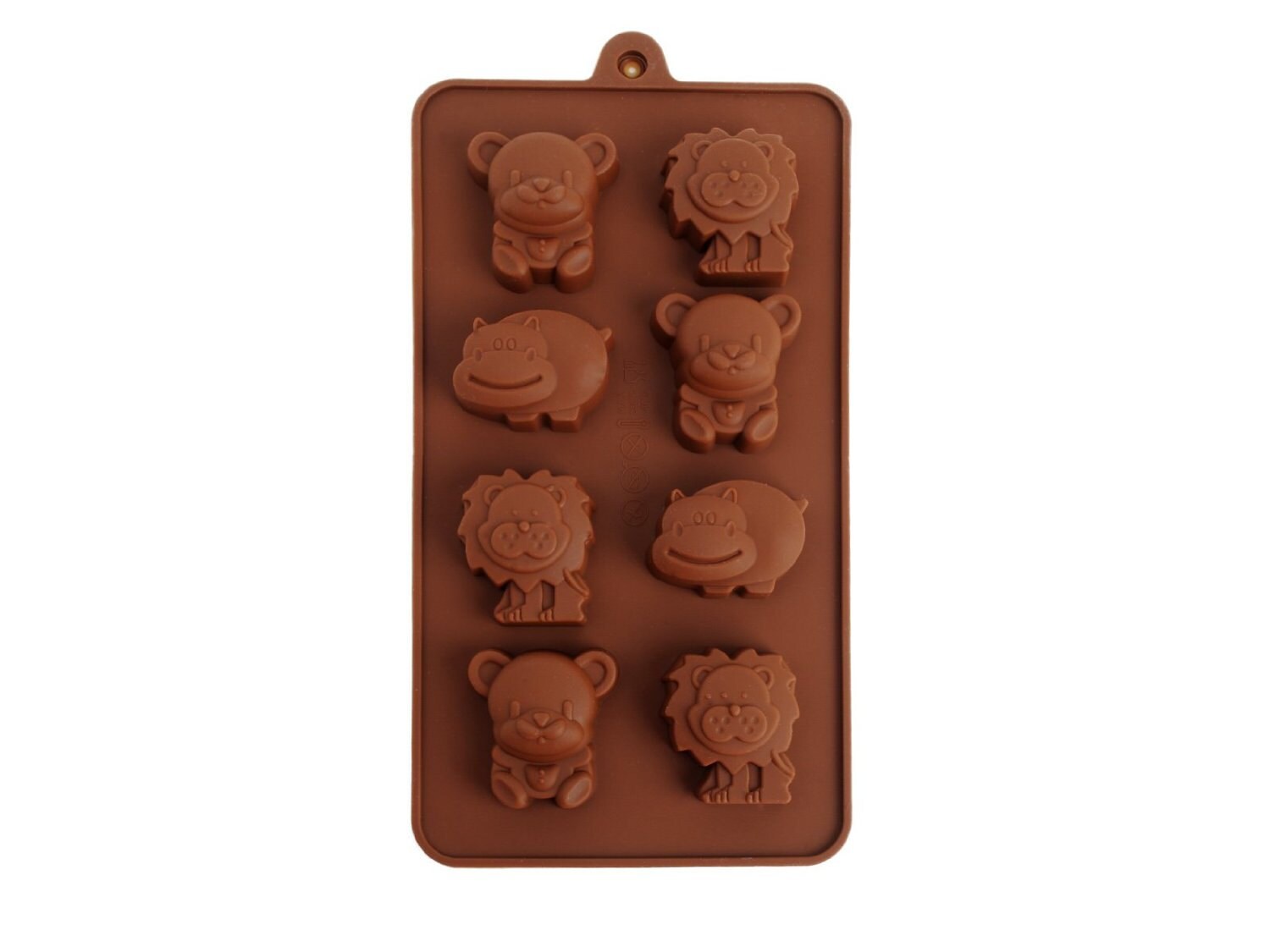 Lion & Friends hippo Silicone Mold Chocolate Ice Cube Tray - Etsy