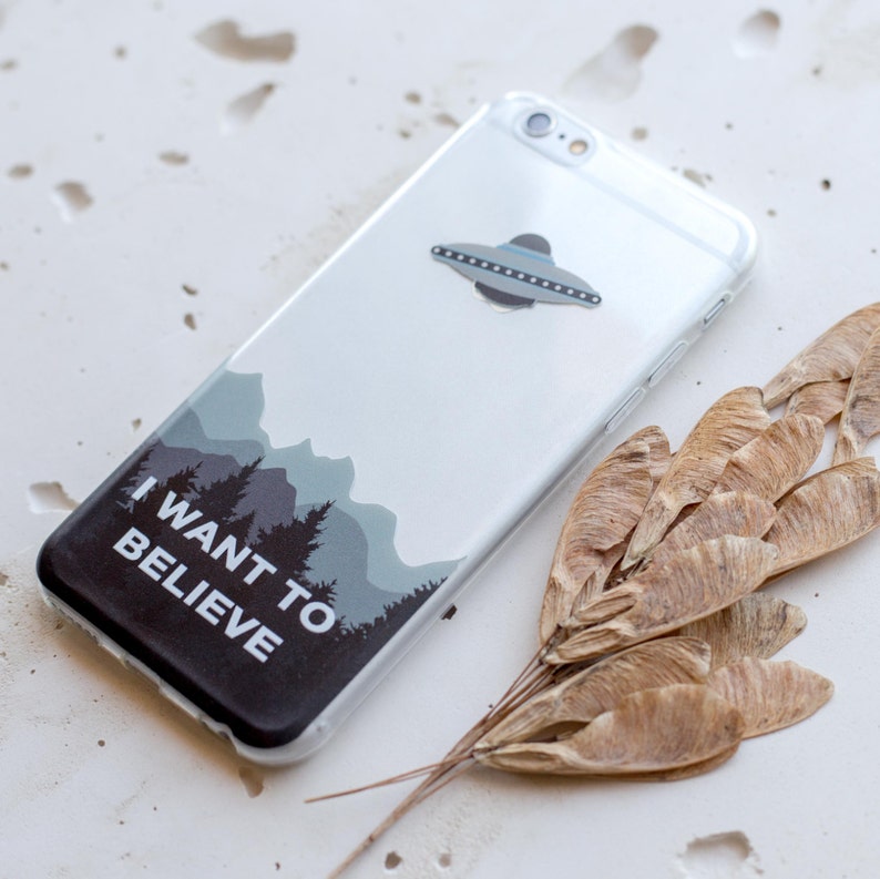 Iphone 7 Case I Want to Believe UFO Aliens Iphone Se 2 Case | Etsy