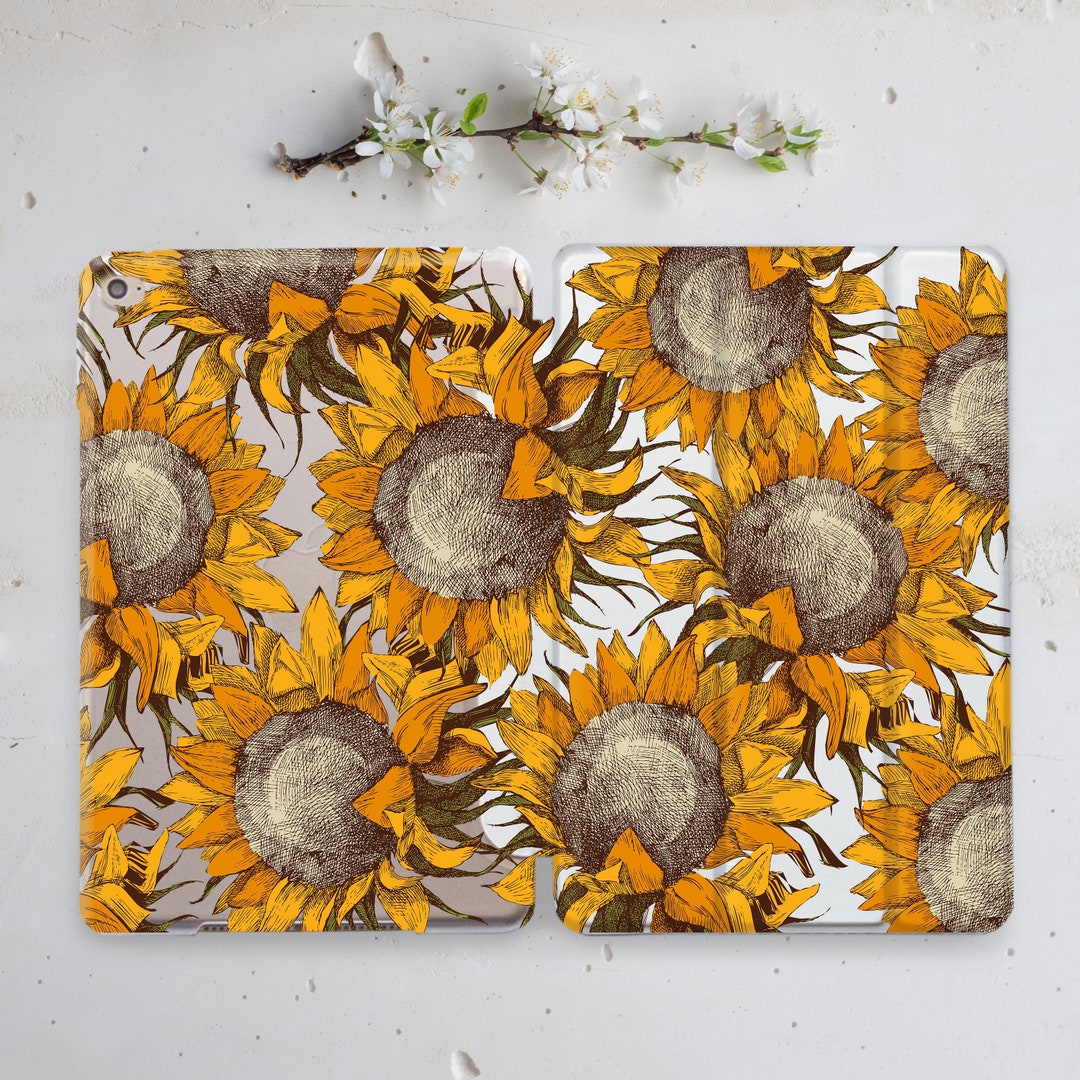 Sunflowers iPad Mini 5 Case Flowers iPad 6 iPad 11.4 Case iPad Air 3 ...