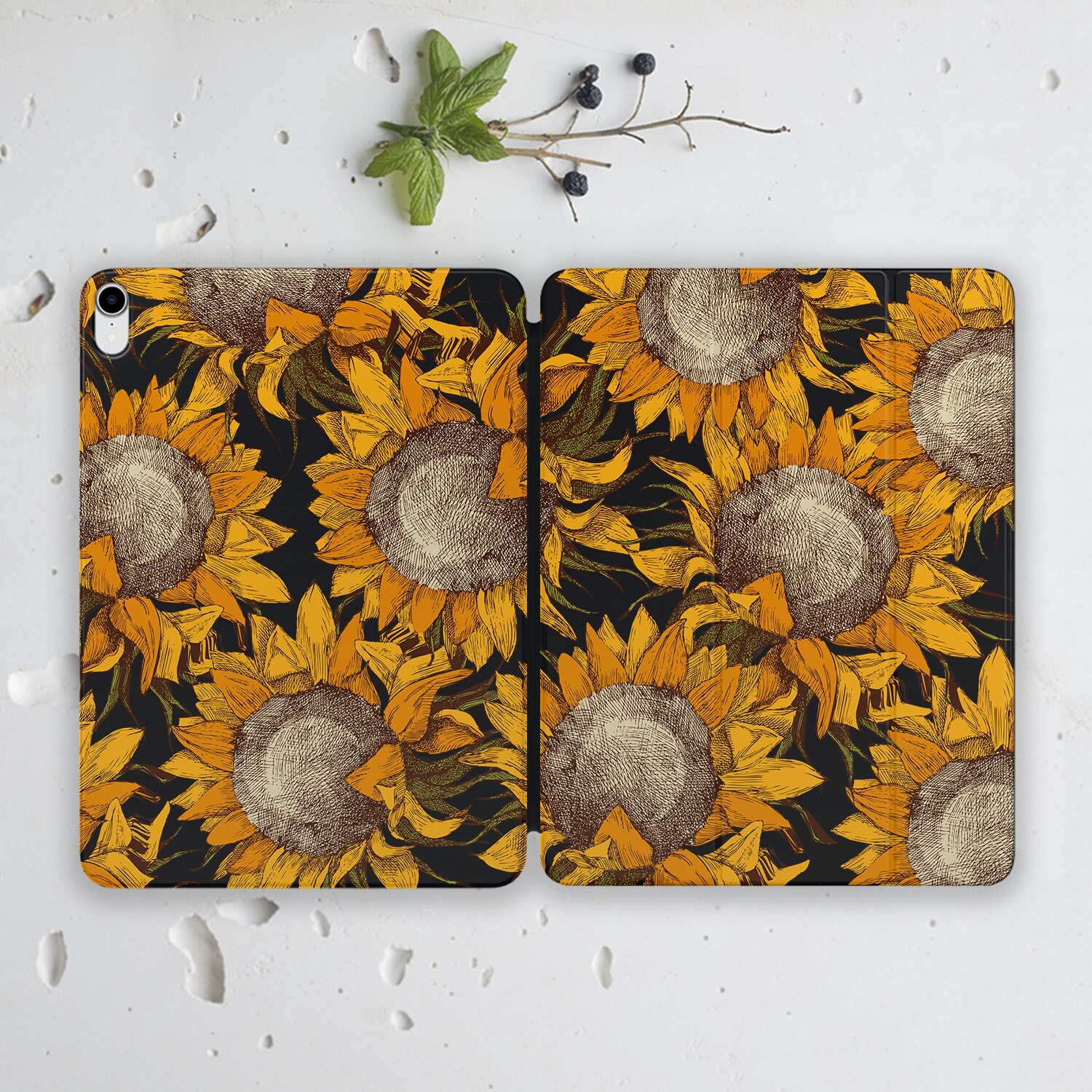 Sunflowers Ipad Mini 5 Case Flowers Ipad 6 Ipad 11.4 Case Ipad - Etsy