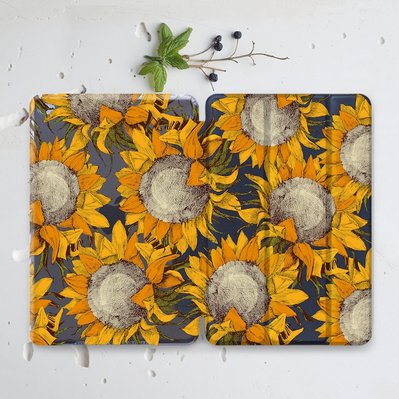 Sunflowers Ipad Mini 5 Case Flowers Ipad 6 Ipad 11.4 Case Ipad - Etsy