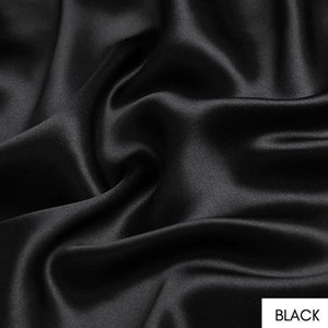 Matte Satin Fabric by the Yard, Dull Satin Yardage, Wedding Bridal ...