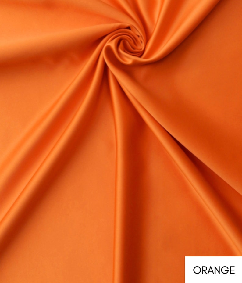 Matte Satin Fabric By The Yard Dull Satin Yardage Wedding Etsy