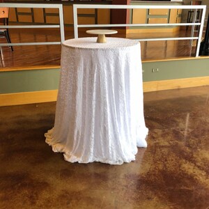 Lace Table Overlay, Table Cloth, Table Overlay, Wedding Tablecloth ...
