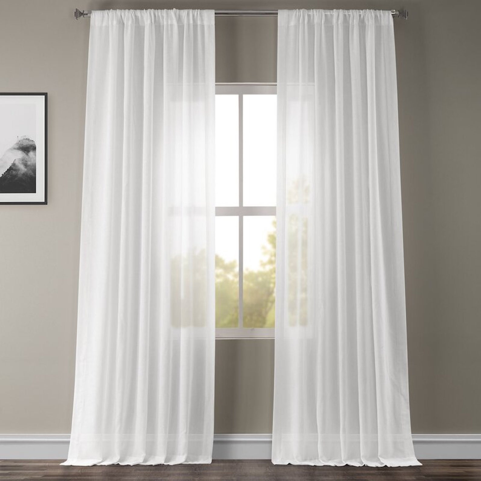 Voile Curtains Custom Window Curtain Panels Curtain Panels - Etsy Canada