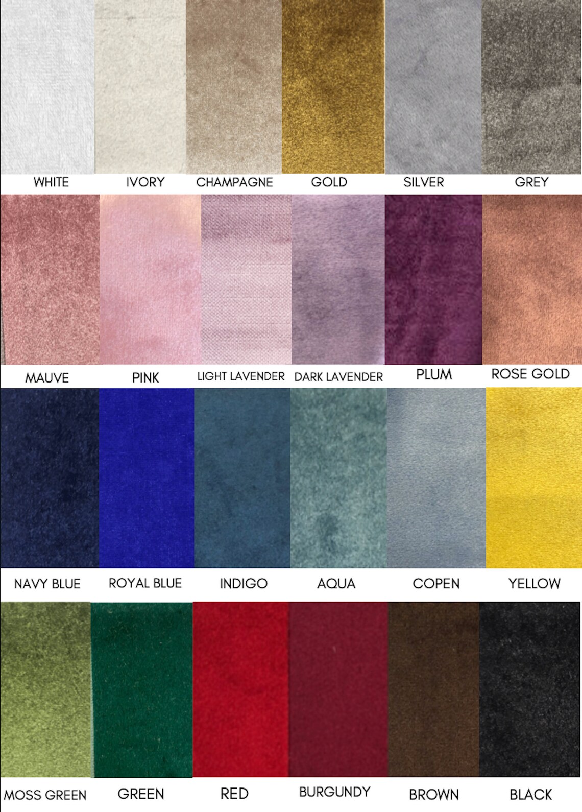 Velvet Sample Velvet Color Swatch Custom Velvet Curtains - Etsy