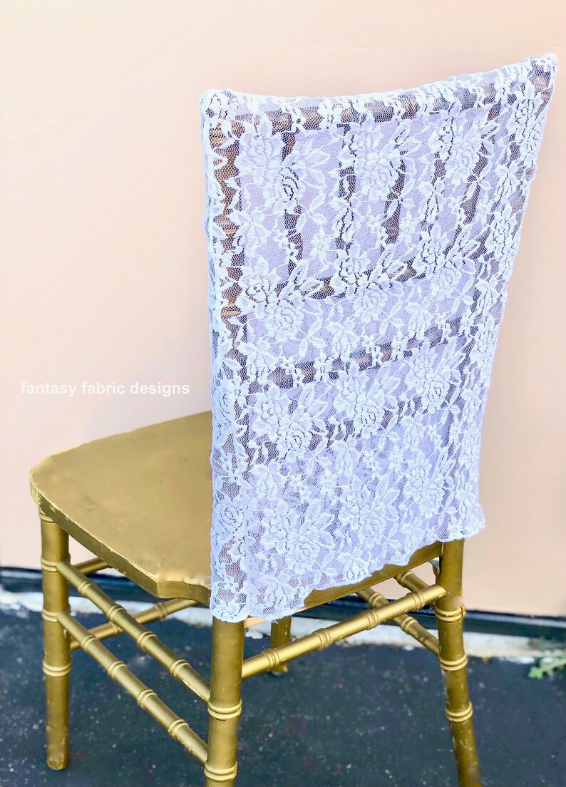 SALE 10 Lace Chair Covers Wedding Decor Wedding Chair - Etsy