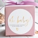 Personalised Gold Baby Shower Stickers, Oh Baby Labels, Elegant Labels ...