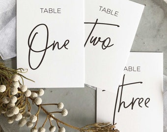Table number | Etsy
