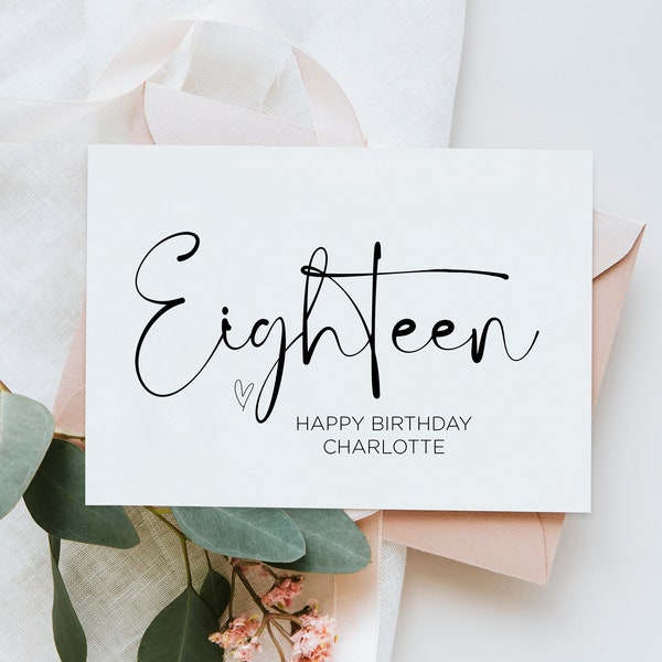 18th Birthday Girl Keepsake - Etsy