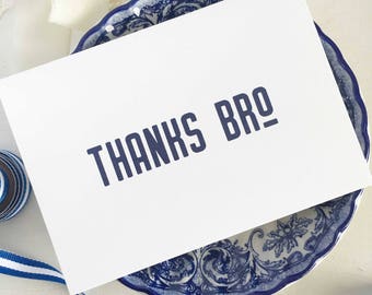 Thanks Man Card Groomsman Gifts Groomsmen Gift Wedding | Etsy