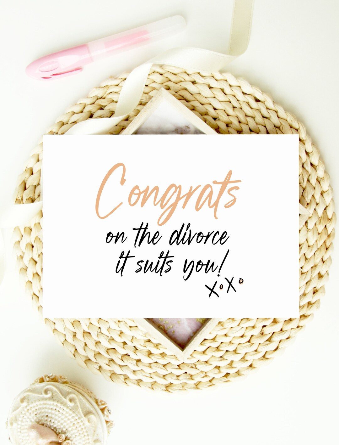 Divorce Congratulations Card for Friend, Newly Single Celebration Card ...