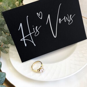 His and Hers Vows, Wedding Vow Book, Groom Vows, Bride Vows, His Vows ...