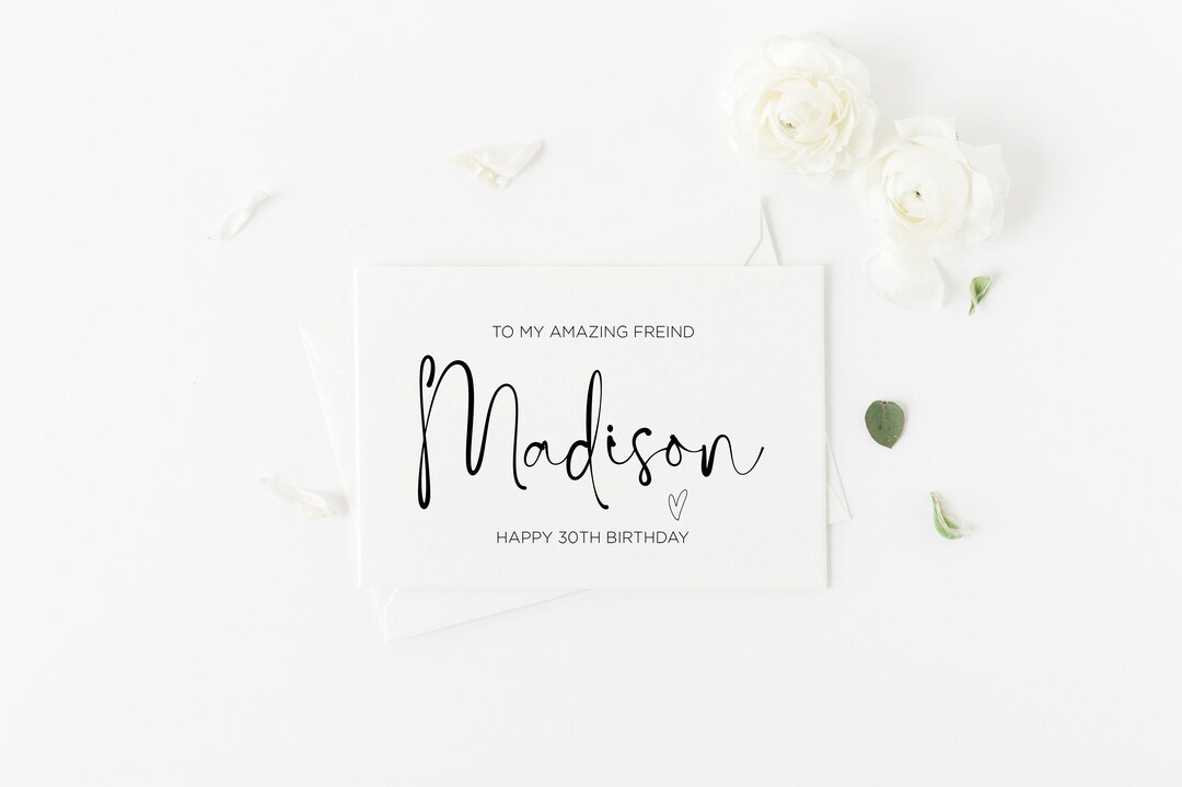 Custom Happy Birthday Card For Friends Birthday Cards Girlfriend Gift custom-happy-birthday-card-for-friends-birthday-cards-girlfriend-gift