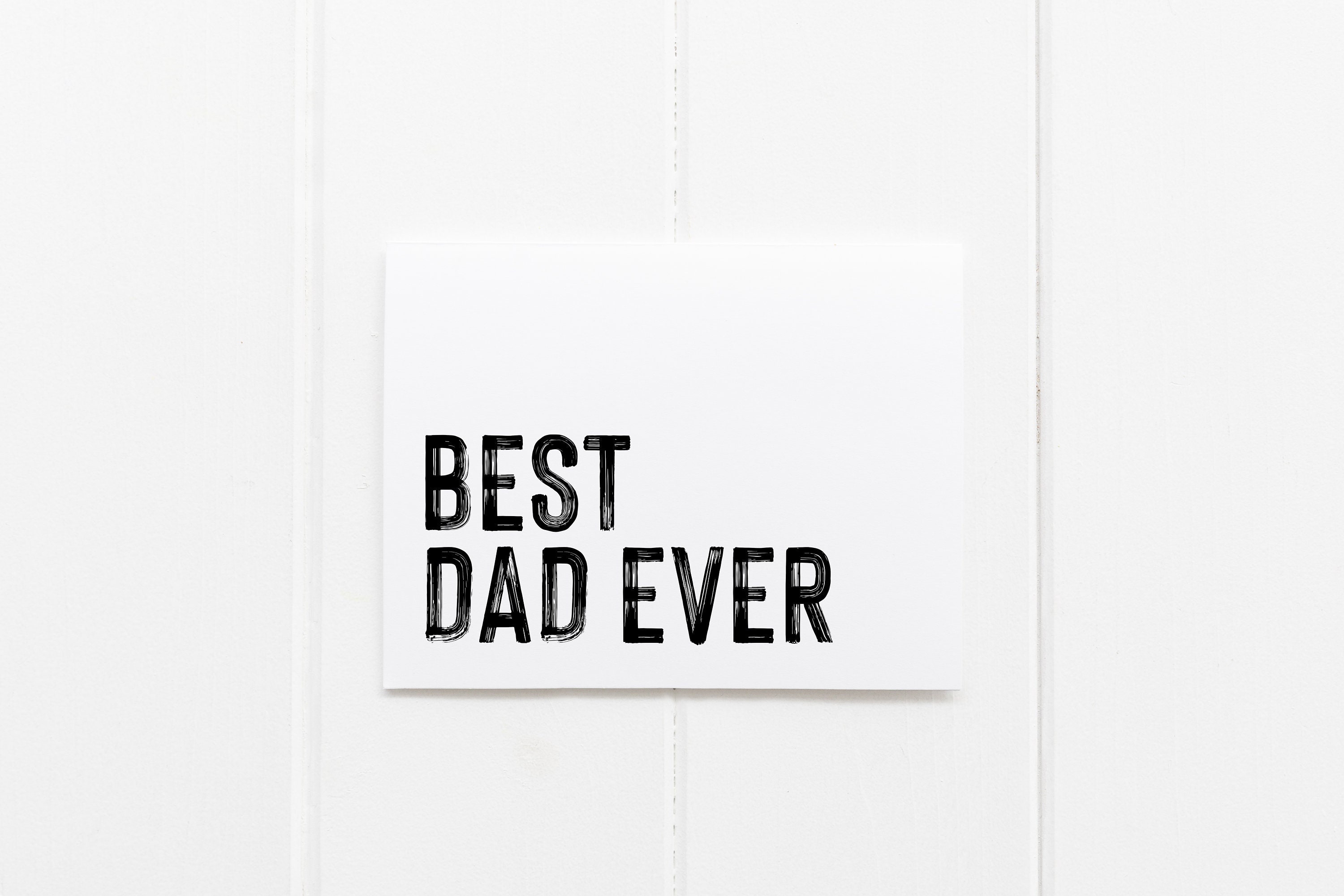 Best Dad Ever Fathers Day Card From Daughter Dad Card New - Etsy