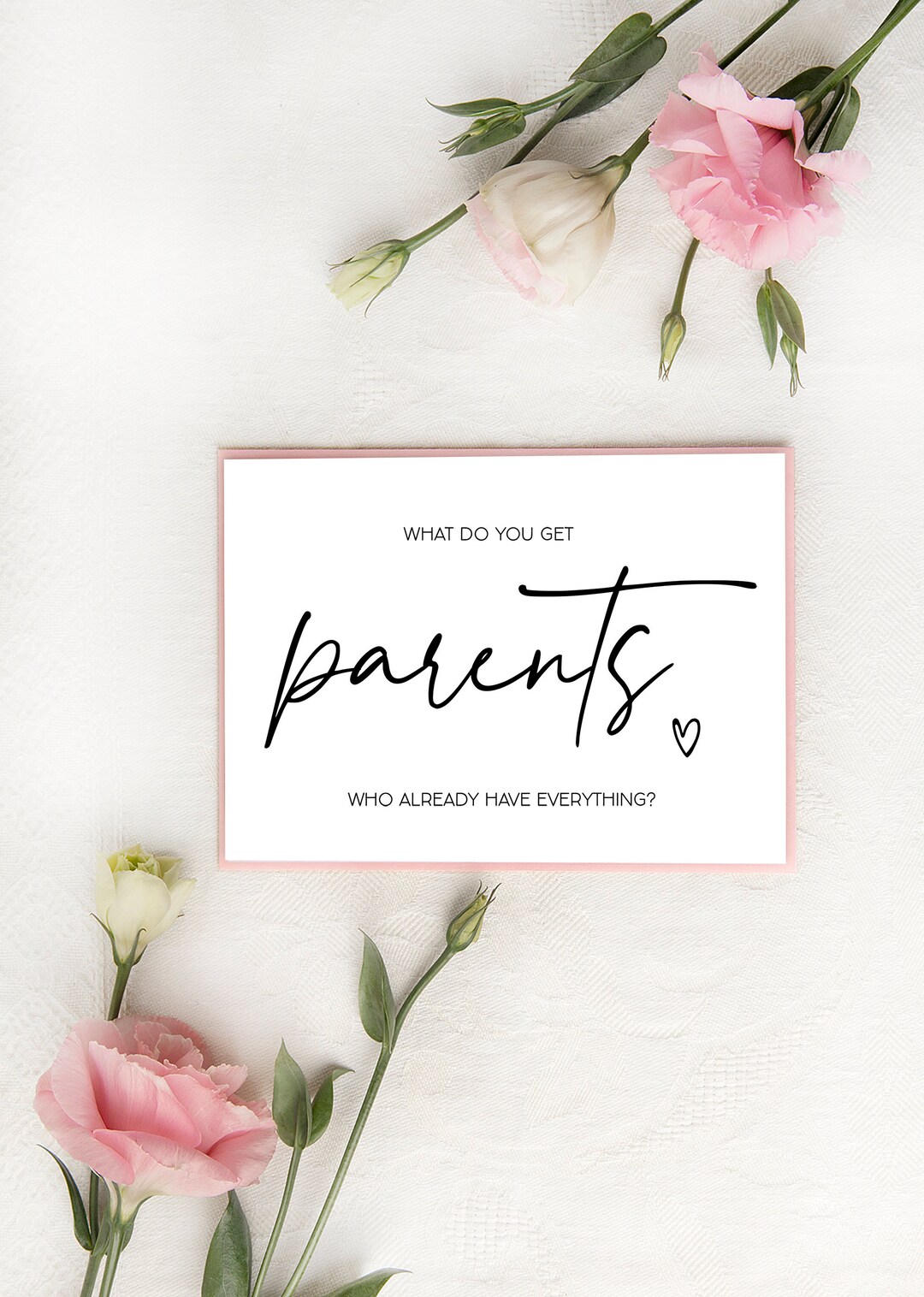 Cute Parents Pregnancy Announcement Card, Pregnancy Reveal Cards for ...