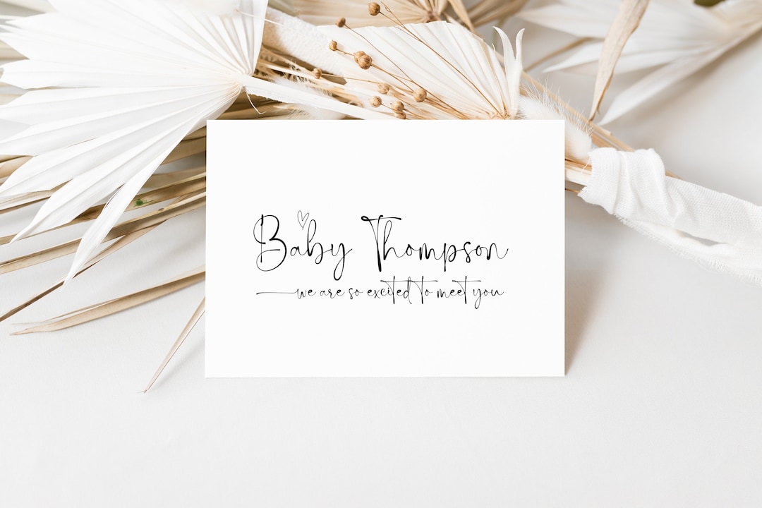 Custom Pregnancy Congratulations Oh Baby Card, Sister New Baby Congrats ...