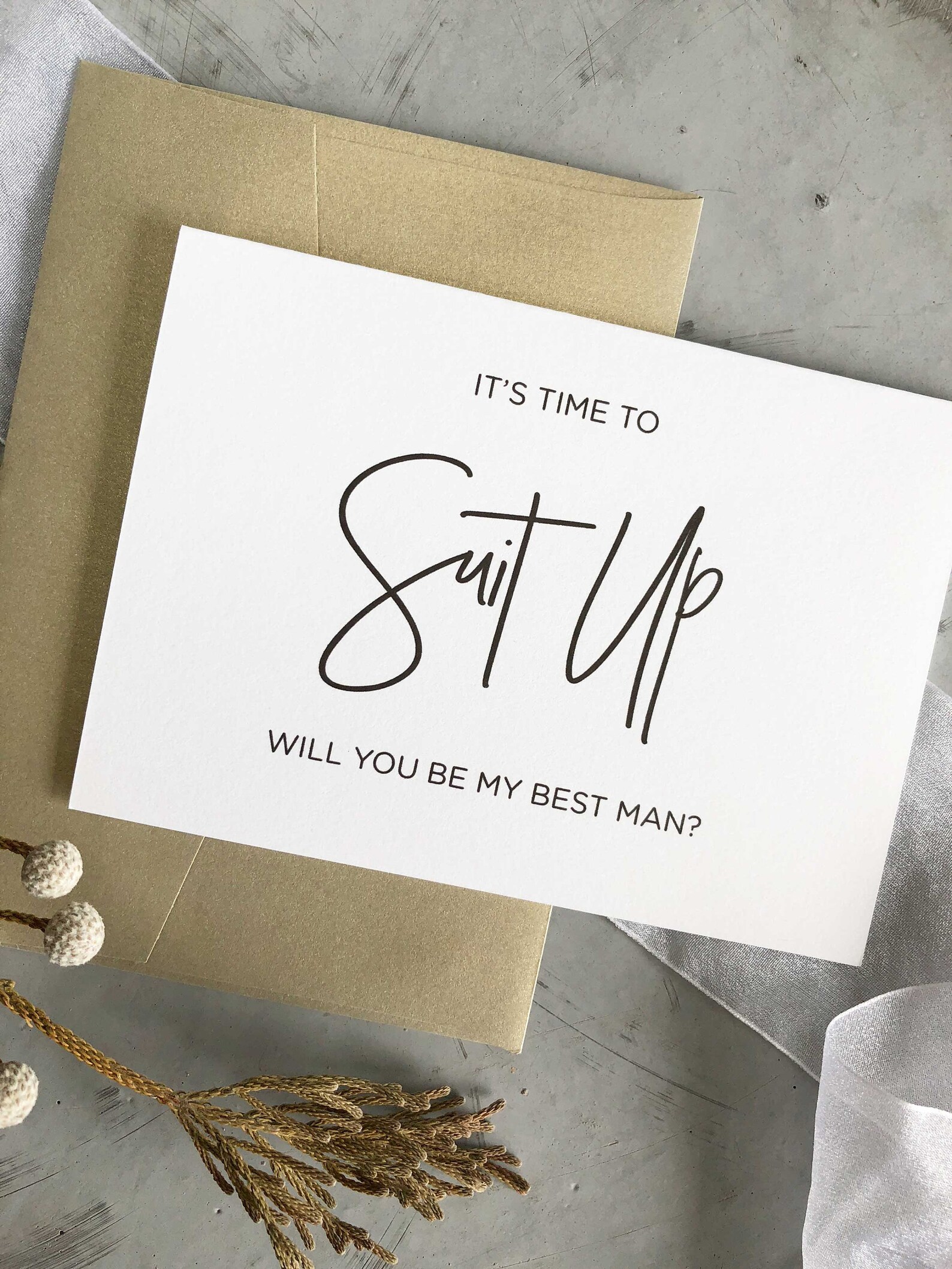 Best Man Card Bestman Card Groomsman Card Best Man - Etsy