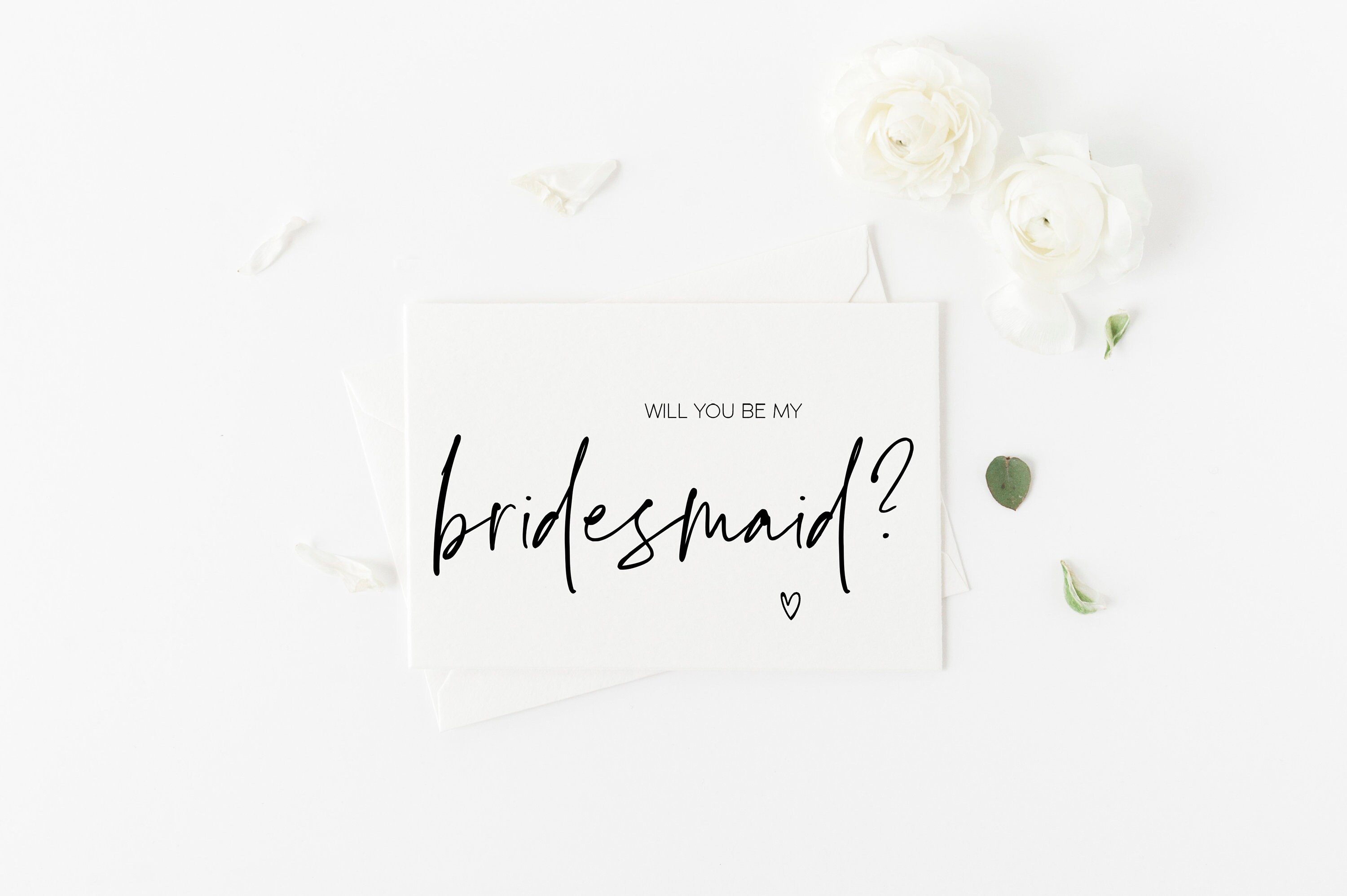 Modern Will You be My Bridesmaid Proposal Card Bridesmaid | Etsy