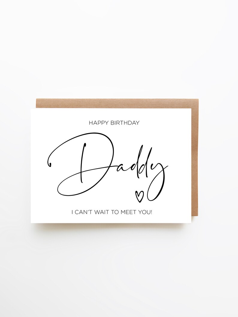 Happy Birthday Daddy Card From Baby Bump New Dad Card Daddy Etsy Happy Birthday Daddy Card From Baby Bump New Dad Card Daddy Etsy