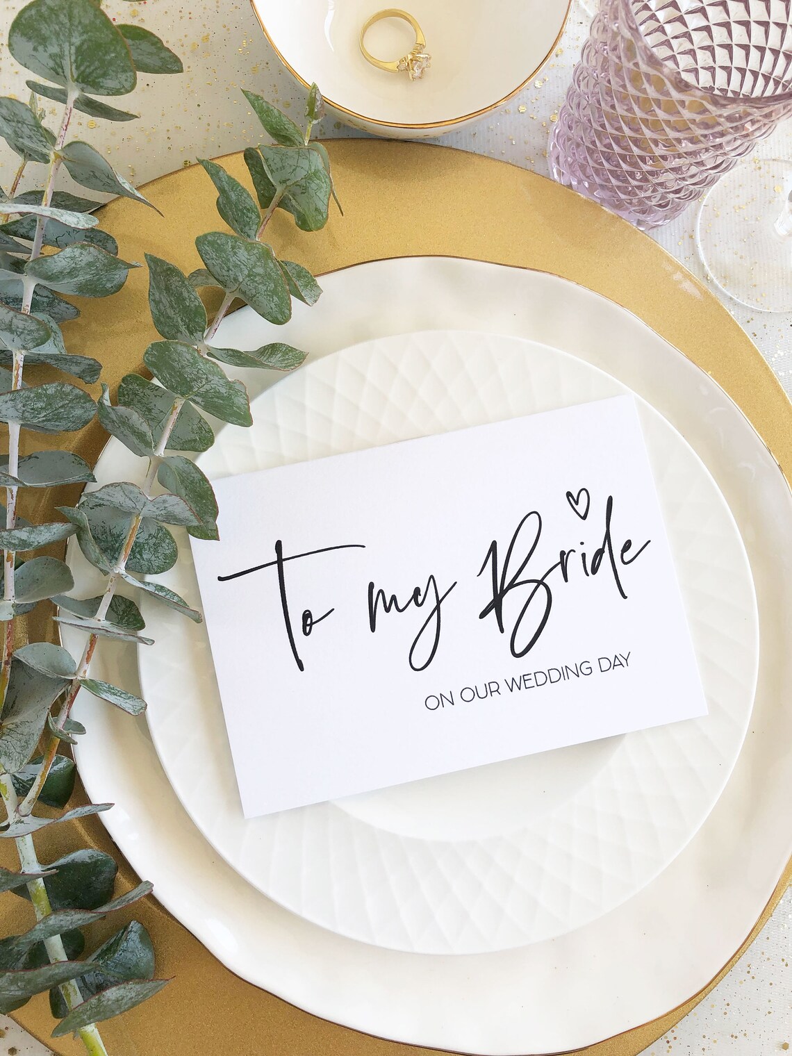 Card For Bride Card From Groom To Bride Card For Wedding | Etsy