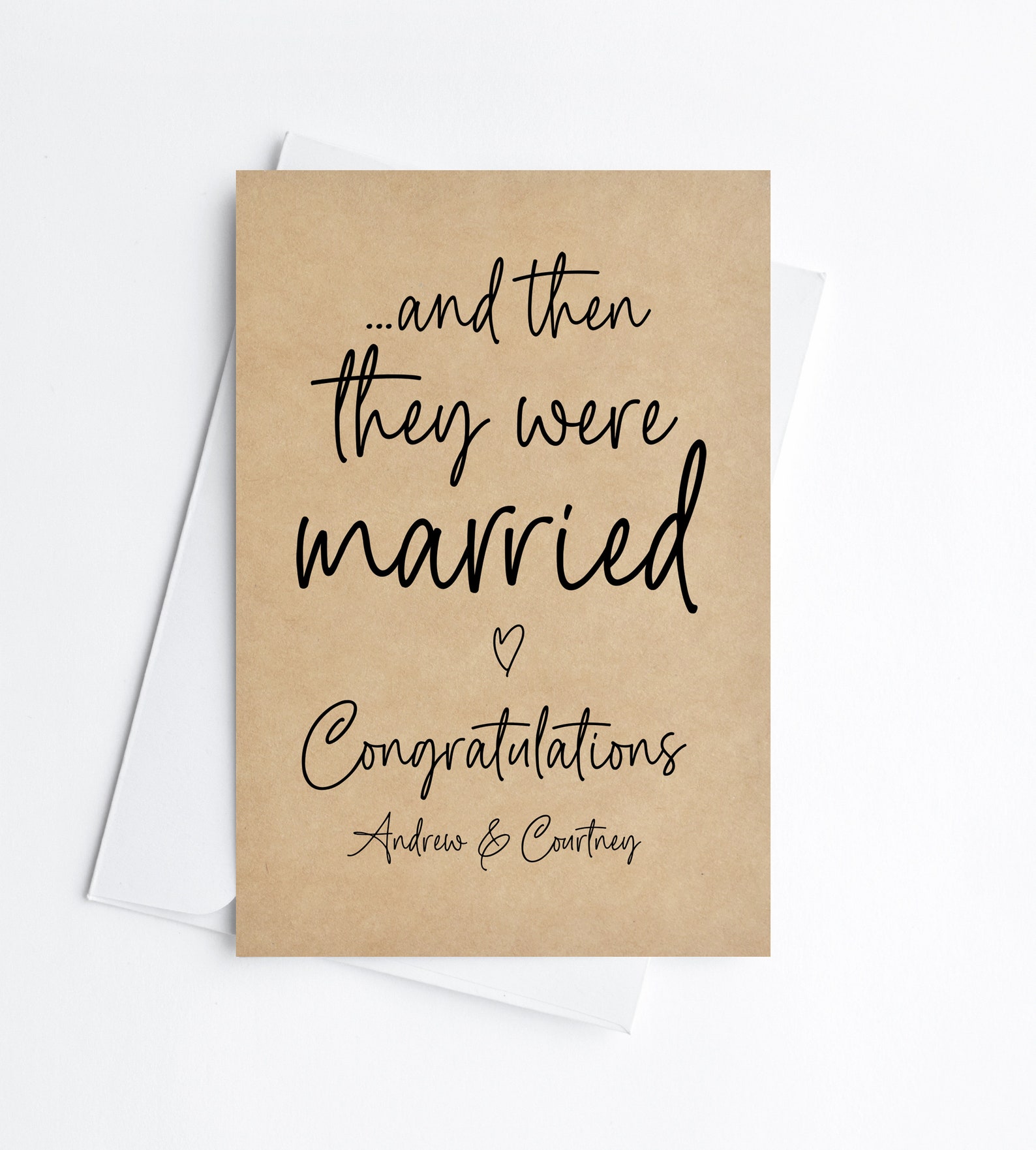 Congratulations Wedding Card, Bride and Groom Gift, Personalised Card ...