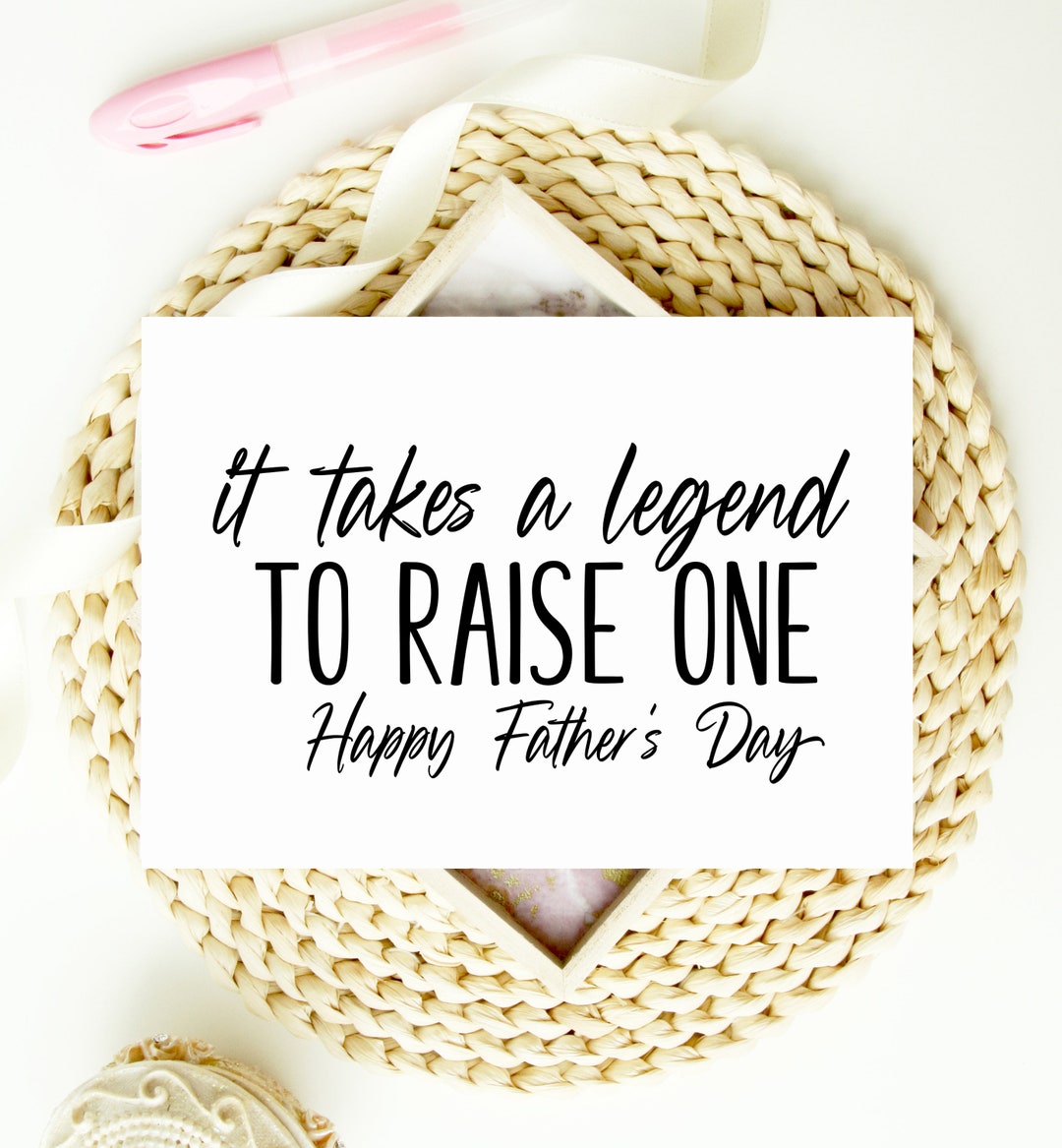 Funny Happy Fathers Day It Takes A Legend to Raise a Legend Card, to ...
