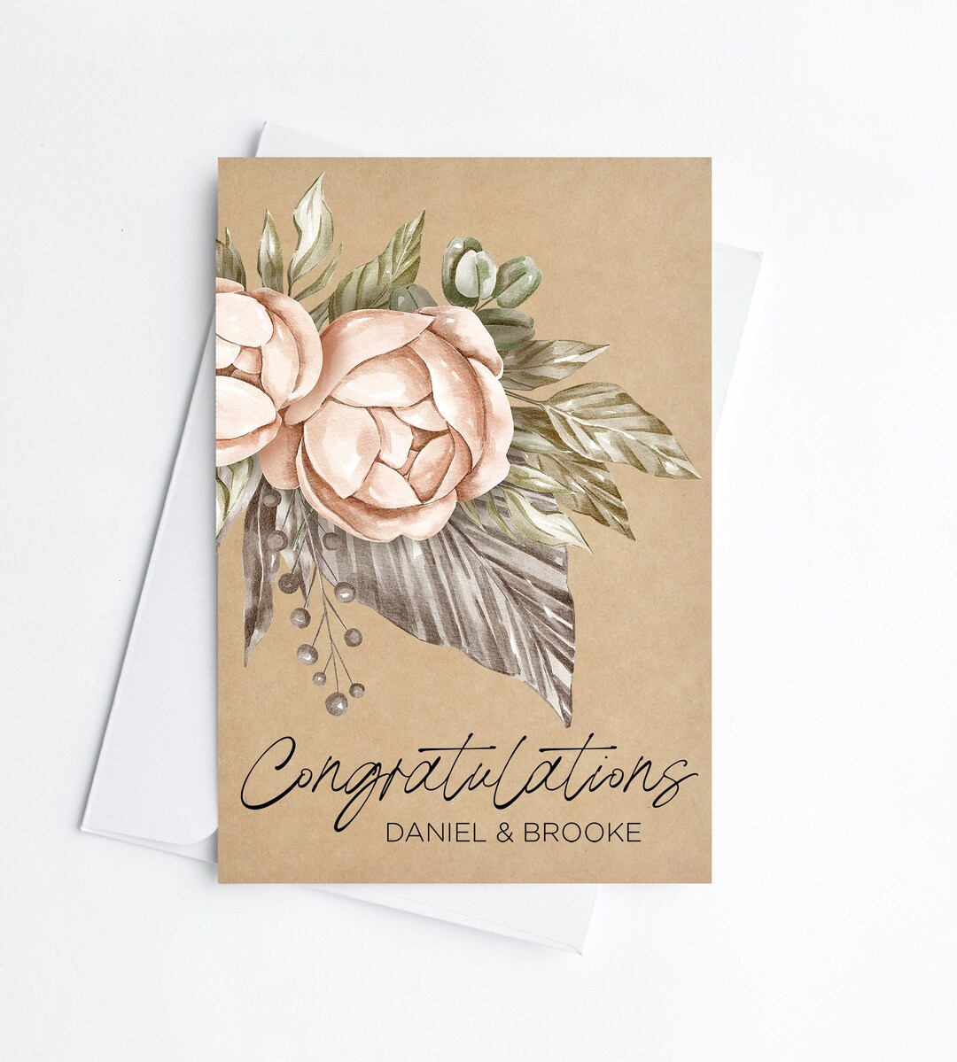 Custom Congratulations to the New MR & MRS Wedding Card, Bride and ...