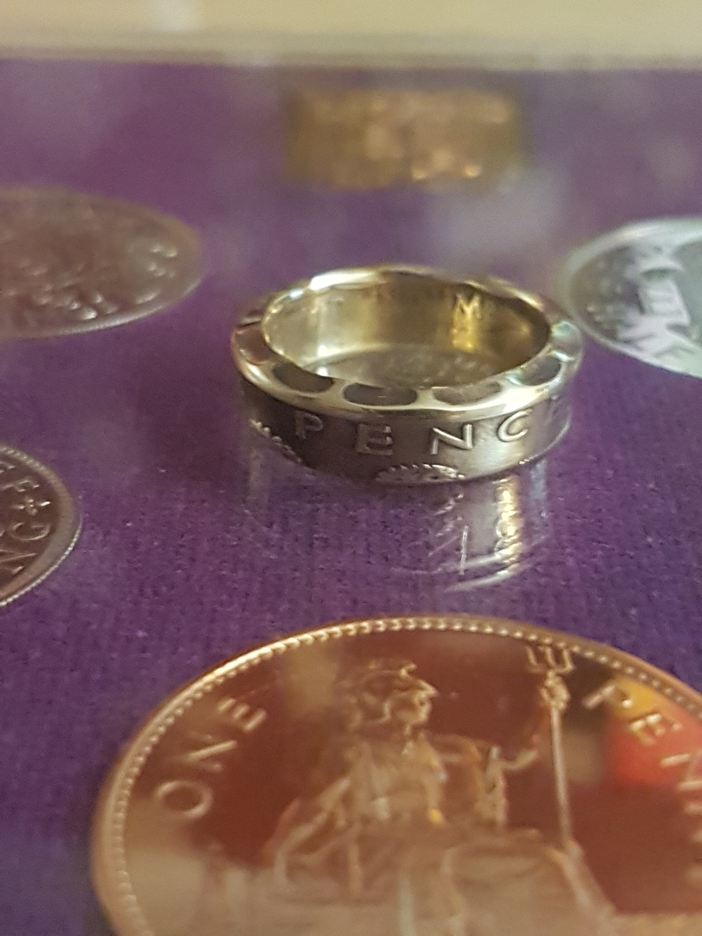 Coin Ring Thruppence Request Your Date and Size Today - Etsy UK