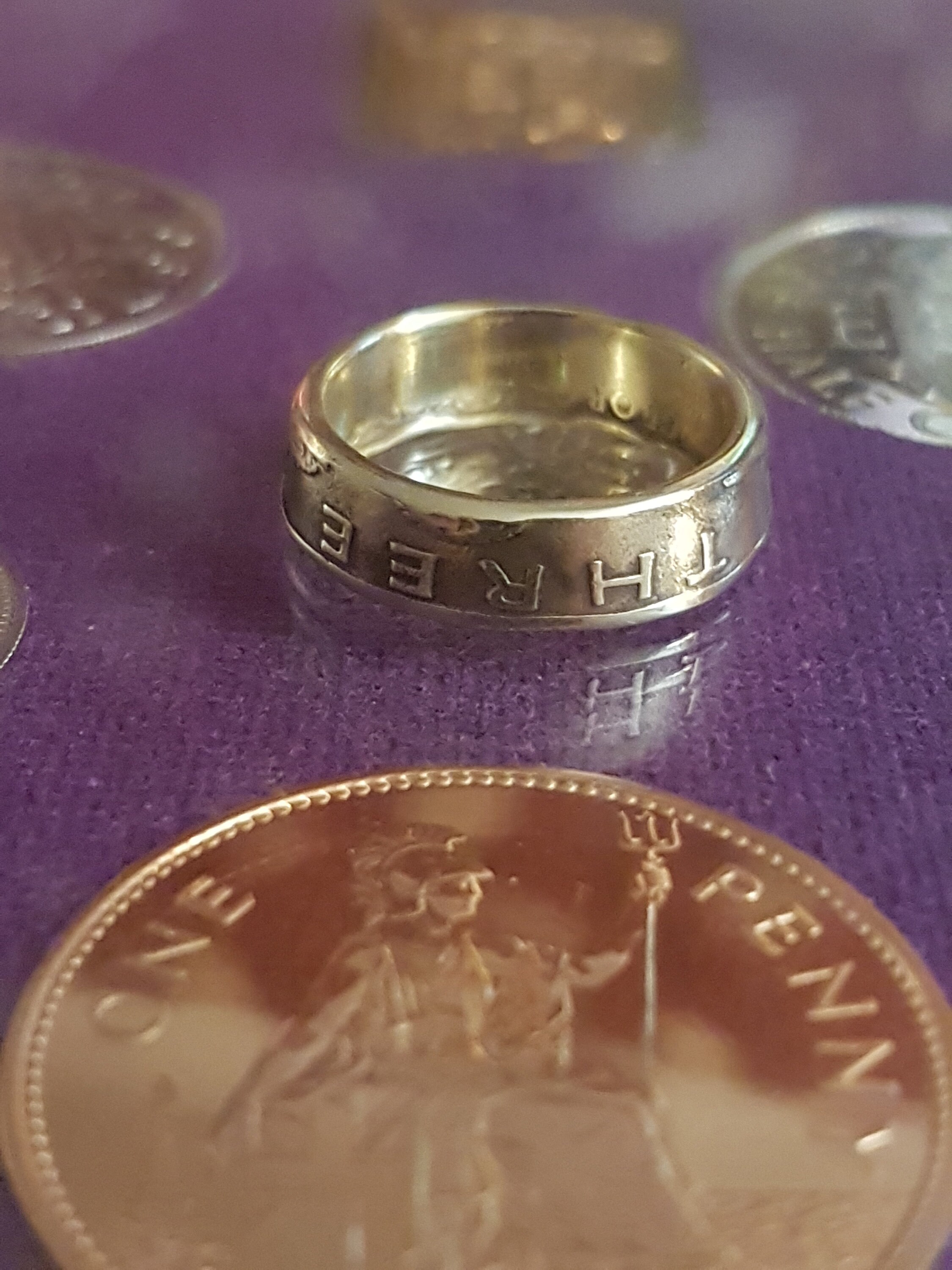 Coin Ring Thruppence Request Your Date and Size Today - Etsy UK