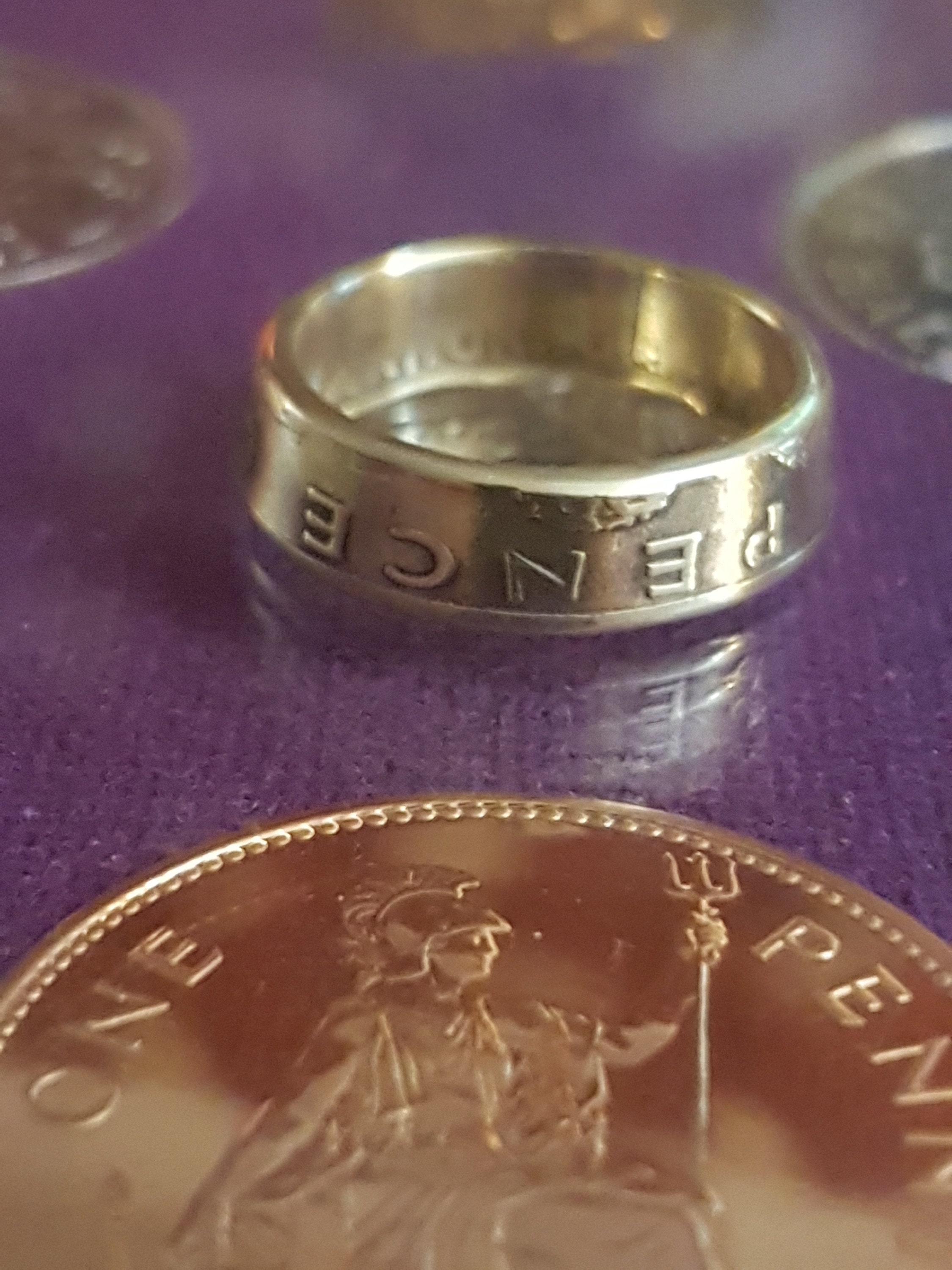 Coin Ring Thruppence Request Your Date and Size Today - Etsy UK
