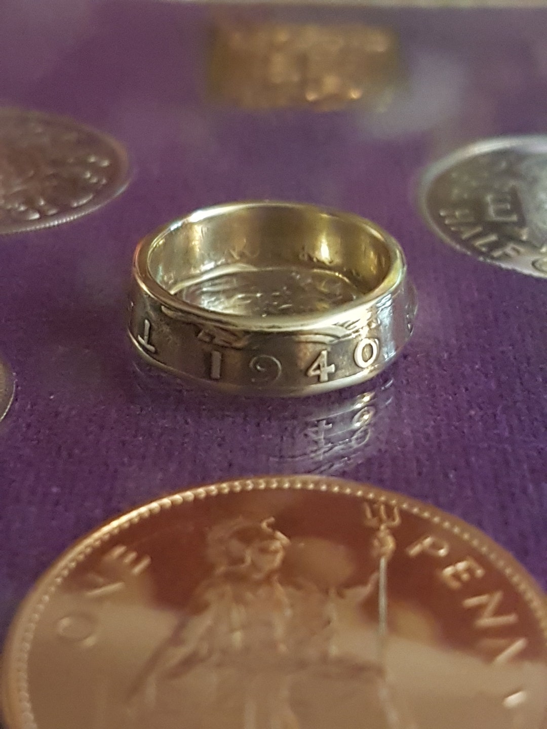Coin Ring Thruppence Request Your Date and Size Today - Etsy UK