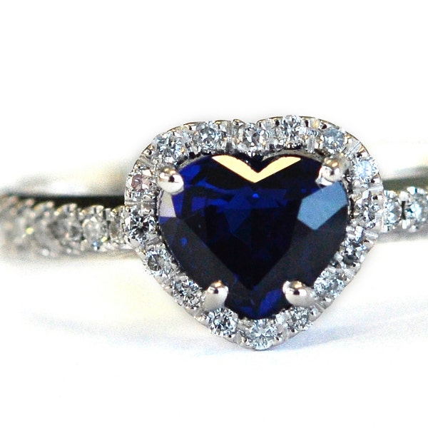 Gold Sapphire Ring - Etsy