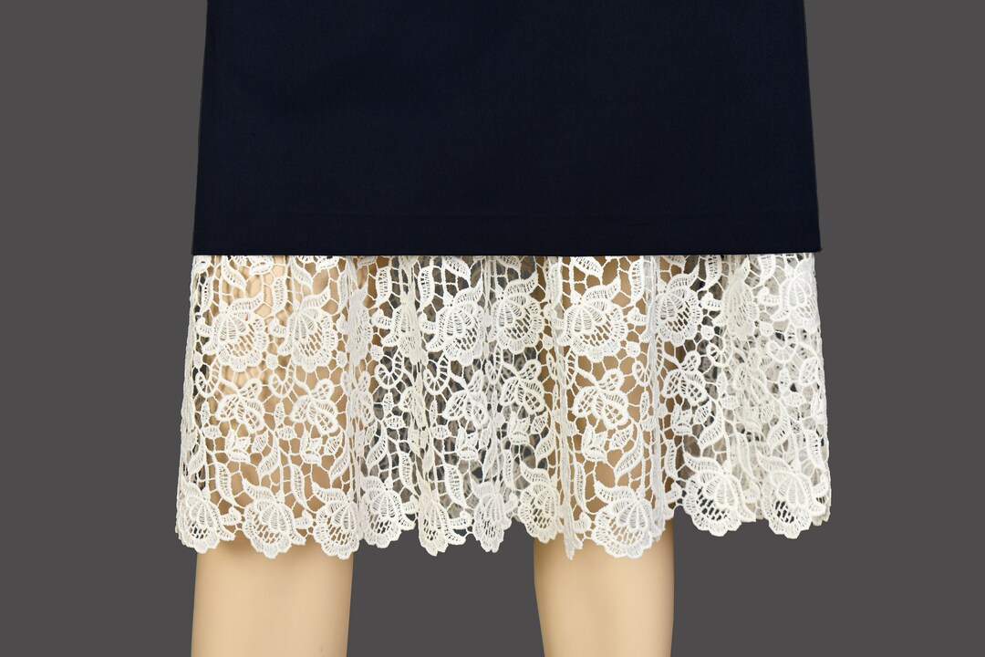 Lace Skirt Extender Slip, Dress Extender Slip, Top Shirt Extenderslip ...