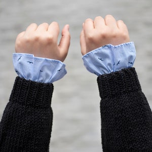 Sleeve Extender,wrist Cuff Set of 2, Ruffle Cuffs, One Layer Elegant ...