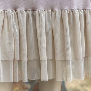 Beige Tulle Skirt Extender Slip, Dress Extender Slip - WITH LENGTH ...