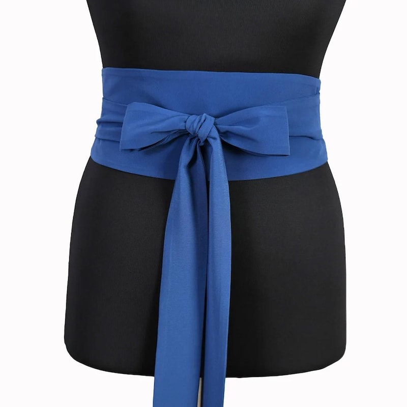 Wide Fabric Belt - Etsy