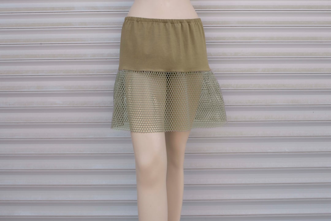 Green Fish Net Top Extender & Tank Extender, Shirt Extender WITH LENGTH ...