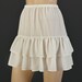 Chiffon Ruffle Top Extender, Shirt Extender, Skirt Extender,dress ...
