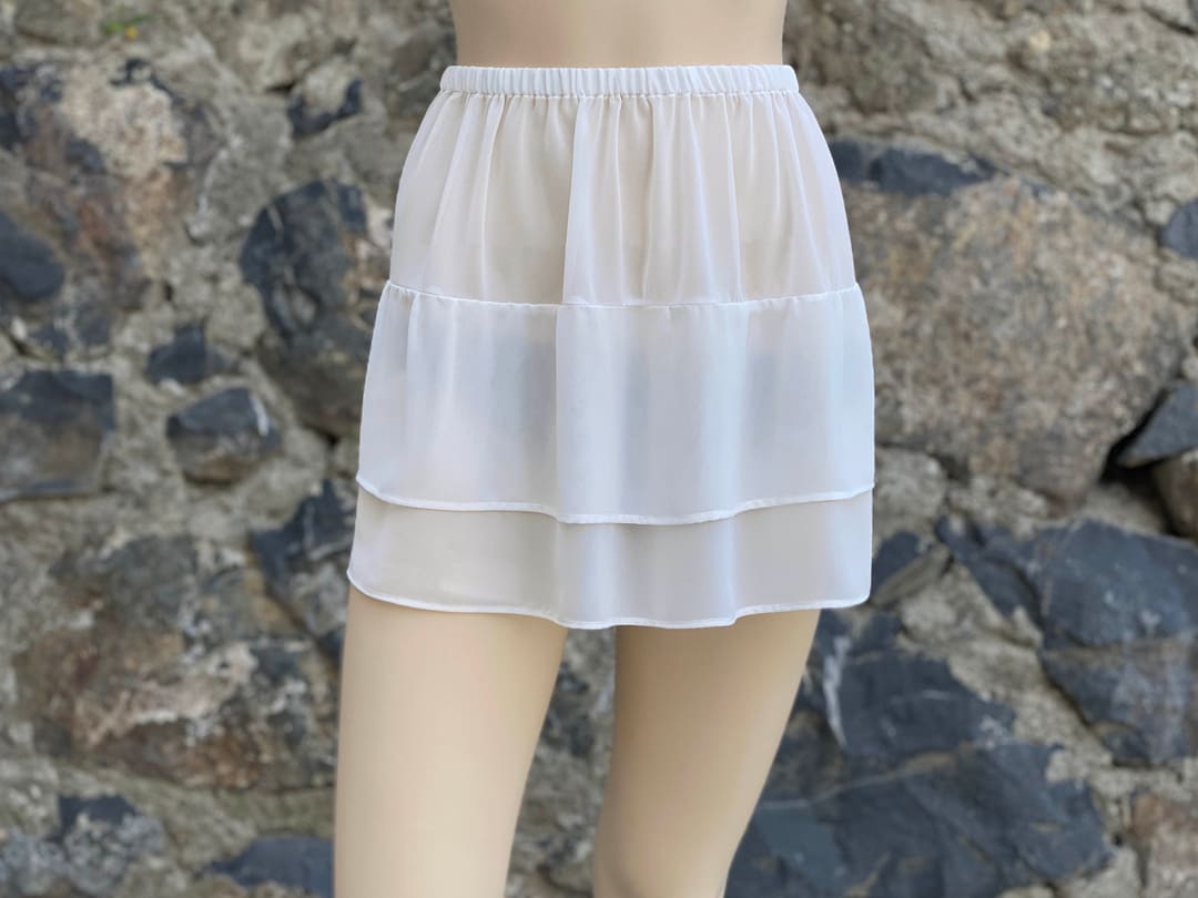 Modest Shirt Extender Slip, Dress Extender Slip, off White -WITH LENGTH ...