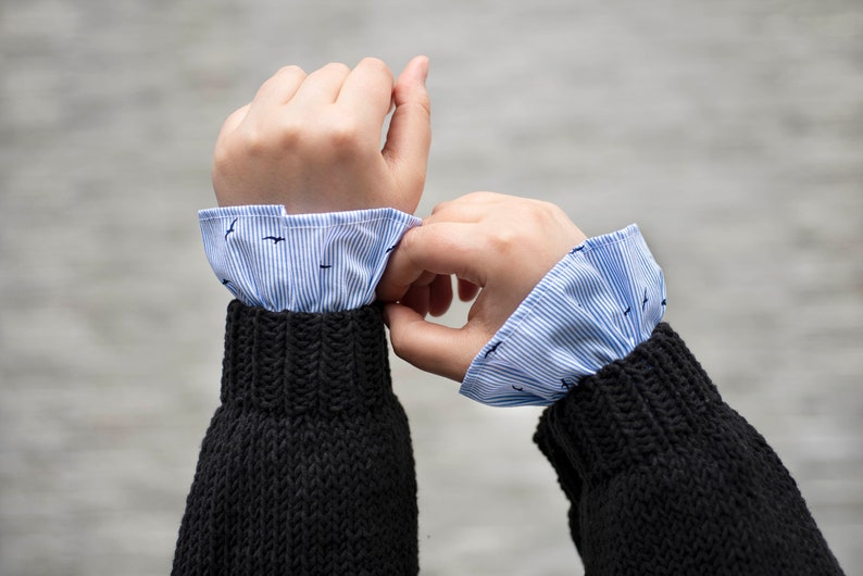 Sleeve Extenderwrist Cuff Set of 2 Ruffle Cuffs One Layer - Etsy