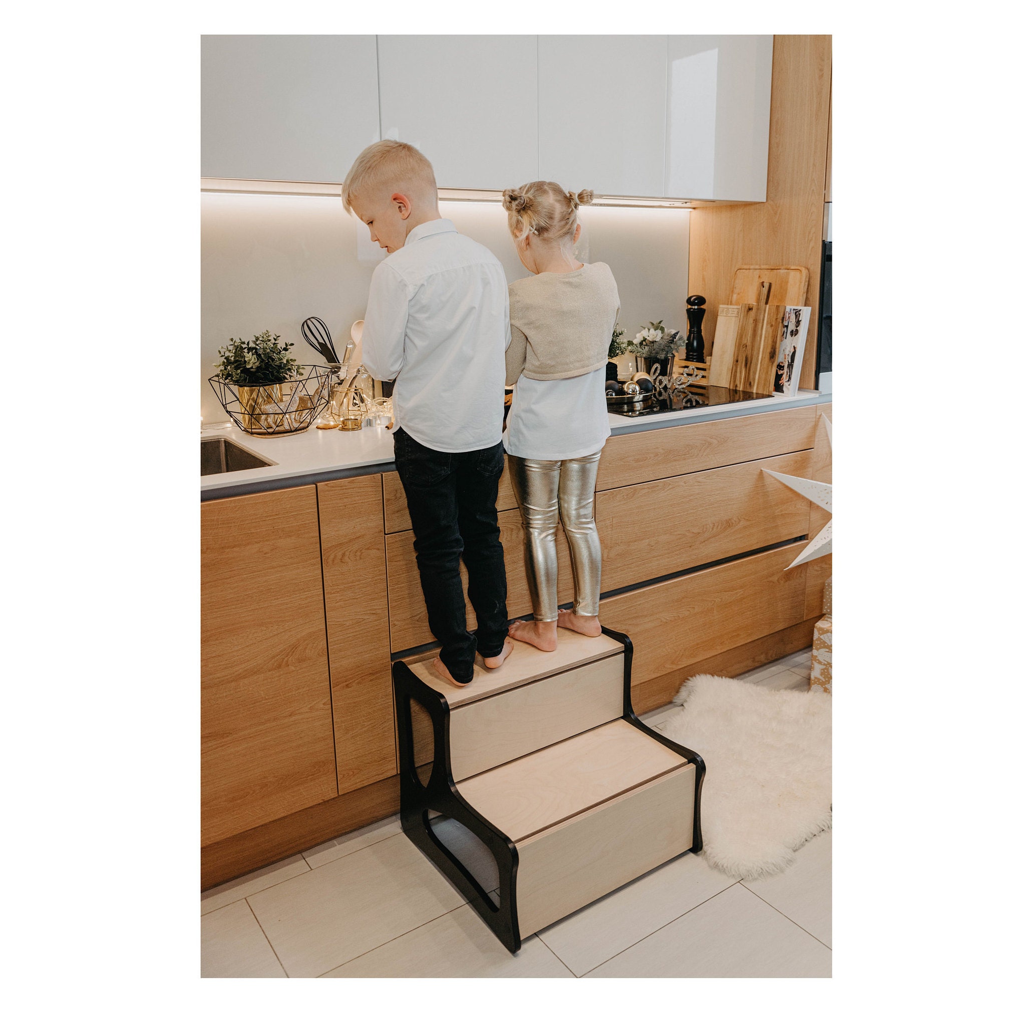 Kids step stool Toddler Step Stool Kitchen step stool | Etsy