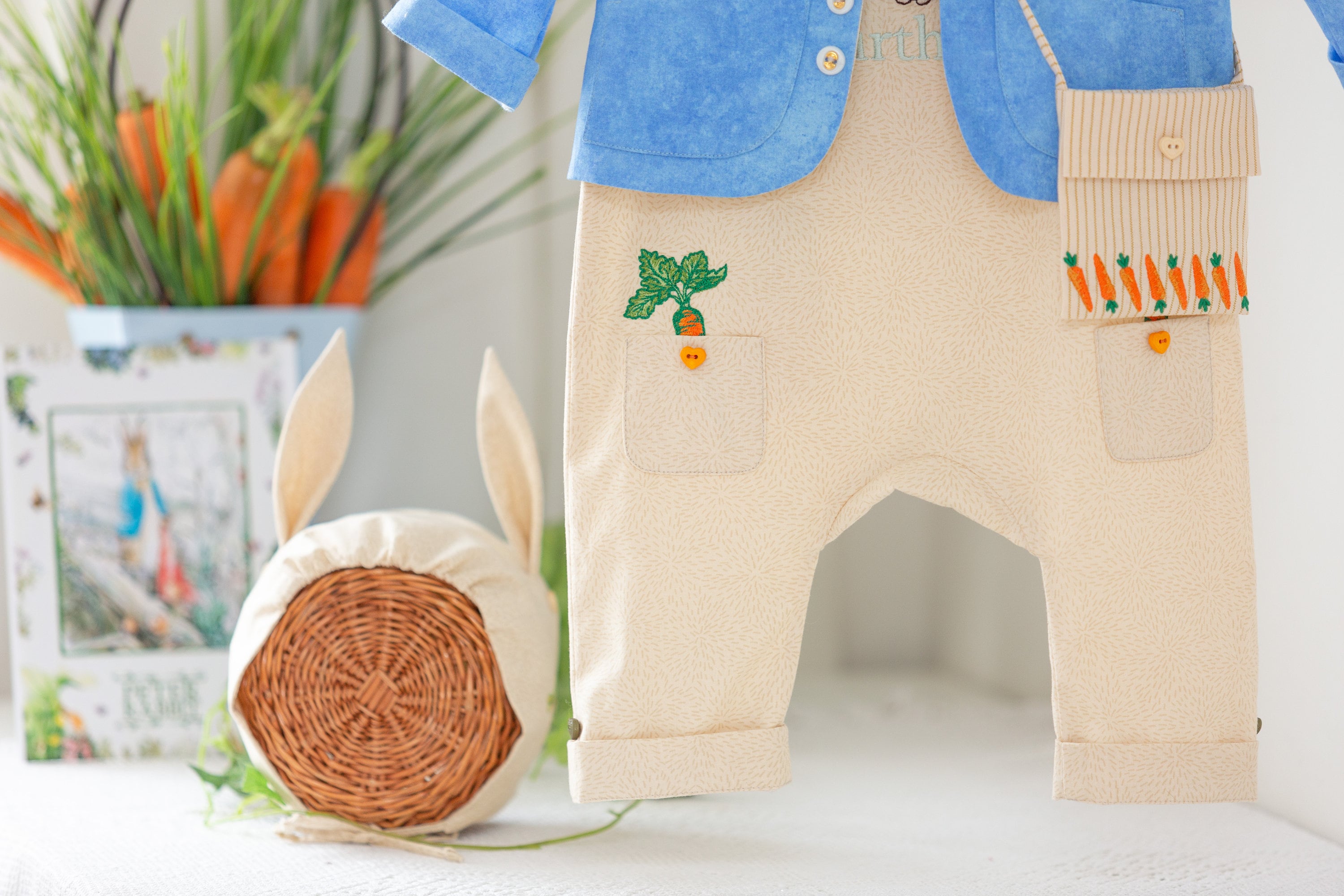 Cute Peter Rabbit Baby Boy 1st Birthday Outfit Adorable Party Clothing ...