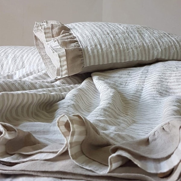 Ruffled Bedding - Etsy