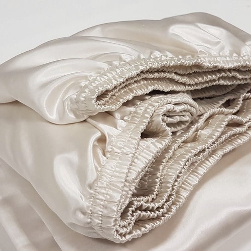 Linen FITTED SHEETS in Off-white Deep Pocket Sheets From - Etsy